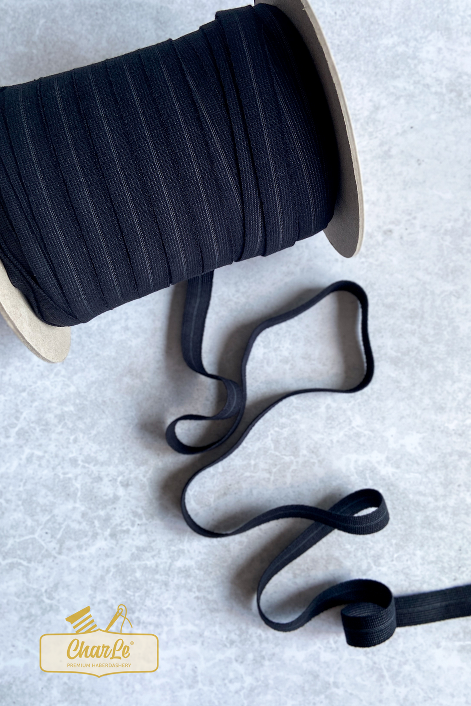 CHARLE Elastic | Natural Rubber + Organic Cotton | Paper Scissors Cloth