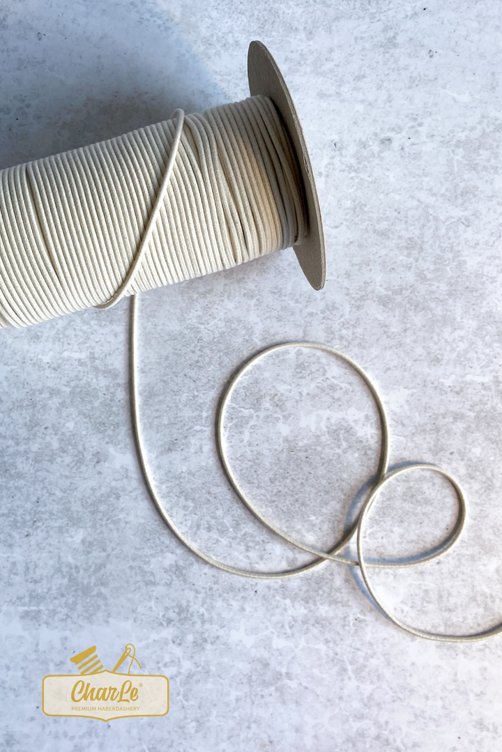 Elastic | Natural Rubber + Organic Cotton | Paper Scissors Cloth