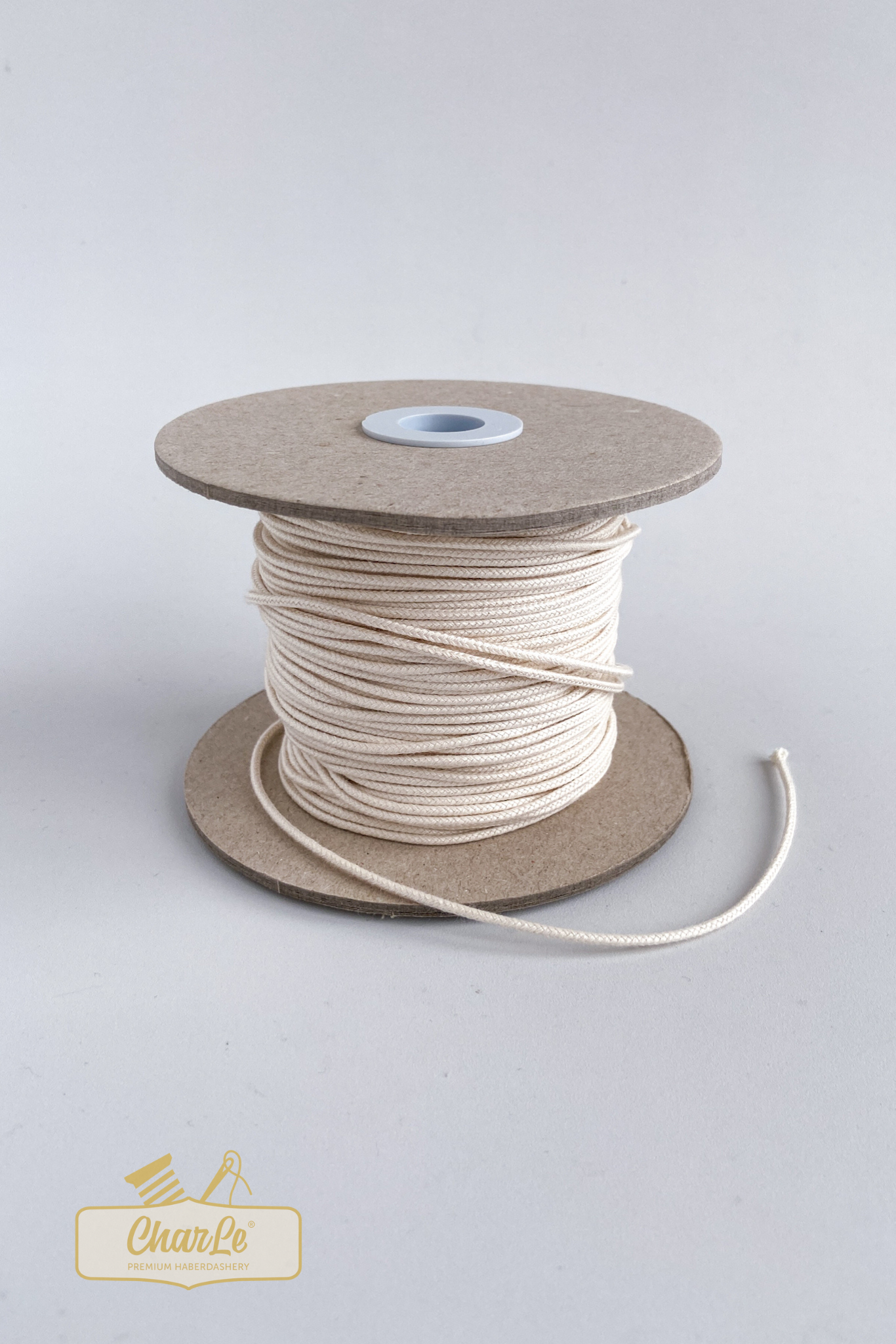 ORGANIC COTTON CORD 2MM | Ecru – Paper Scissors Cloth