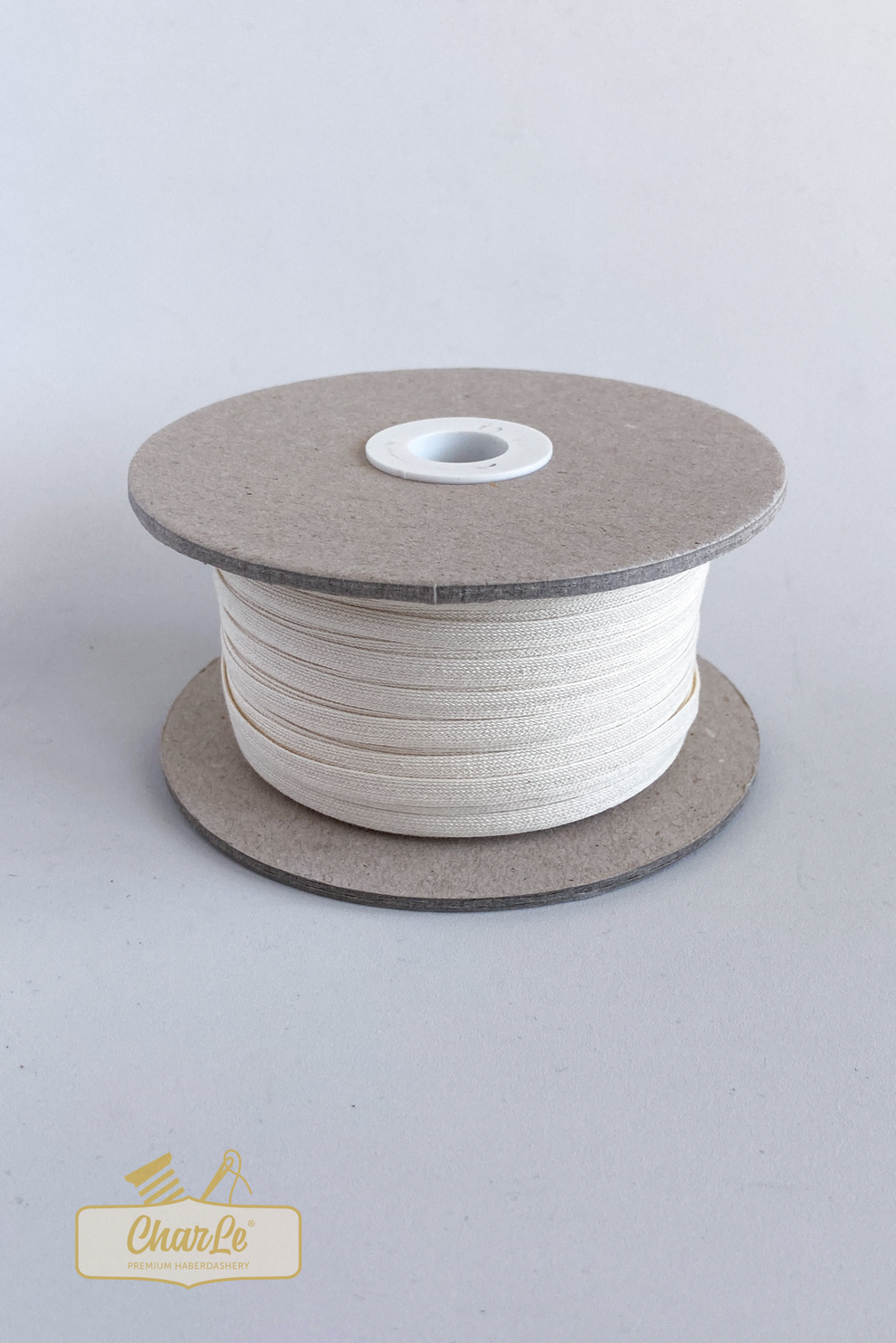 ORGANIC COTTON RIBBON 6 MM | Ecru – Paper Scissors Cloth