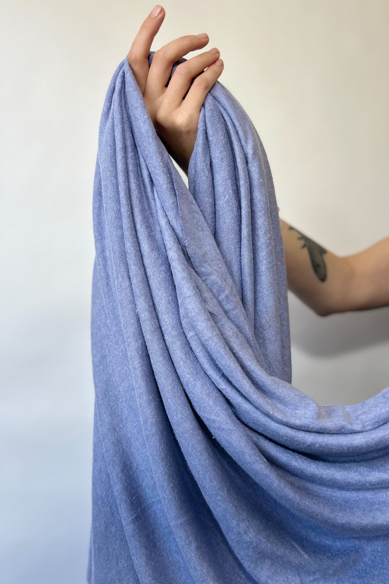 HEMP & LYOCELL JERSEY | Periwinkle – Paper Scissors Cloth