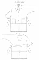 ZERO WASTE COAT | PDF Sewing Pattern – Paper Scissors Cloth
